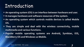Mobile Operating System | PPTX