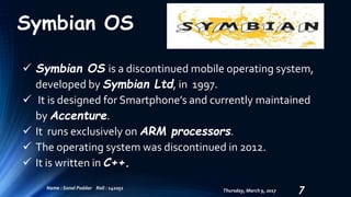 Mobile Operating System | PPTX