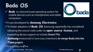 Mobile Operating System | PPTX