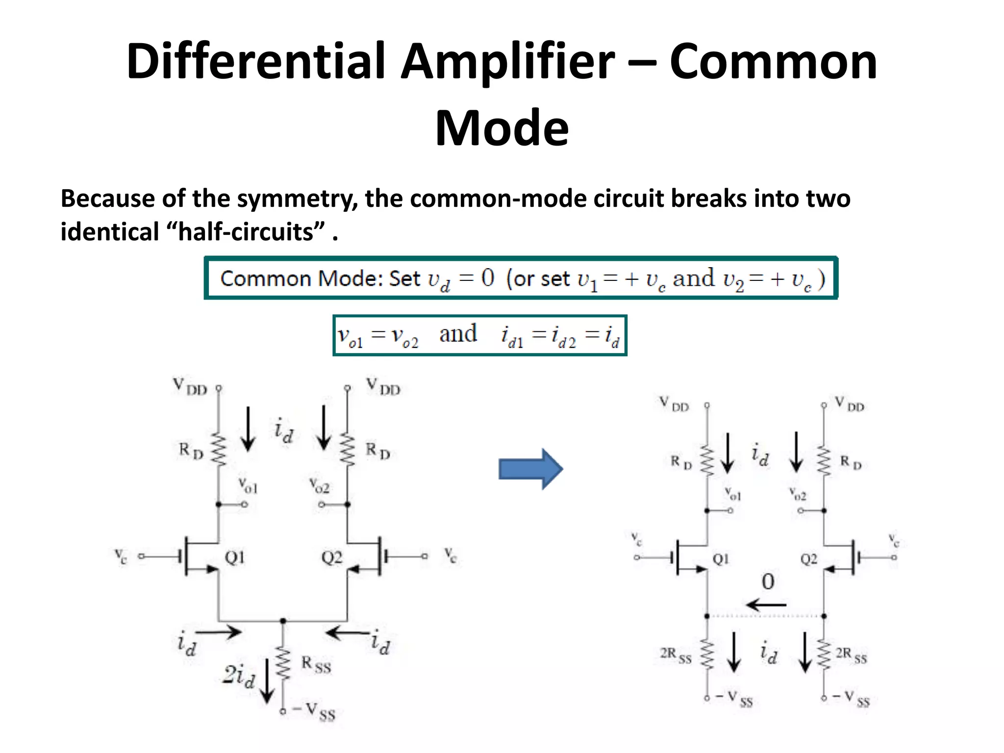 DIFFERENTIAL AMPLIFIER using MOSFET | PPTX