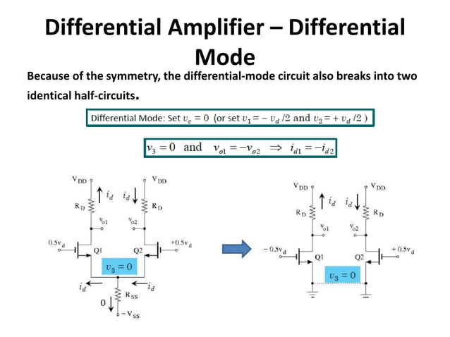 DIFFERENTIAL AMPLIFIER using MOSFET | PPTX