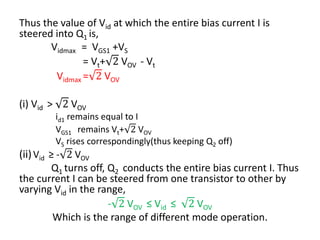 DIFFERENTIAL AMPLIFIER using MOSFET | PPTX