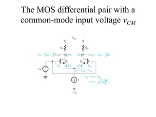 DIFFERENTIAL AMPLIFIER using MOSFET | PPTX