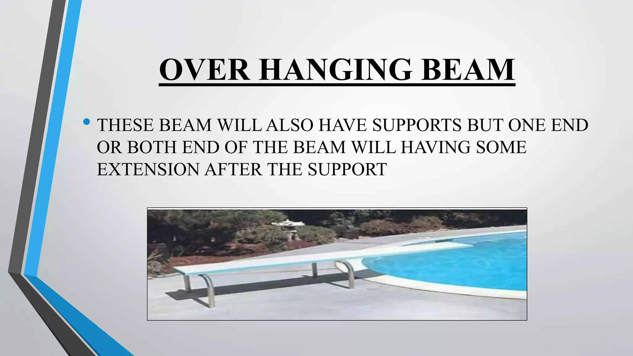 Types of loads, beams, support and support reaction calculation | PPTX