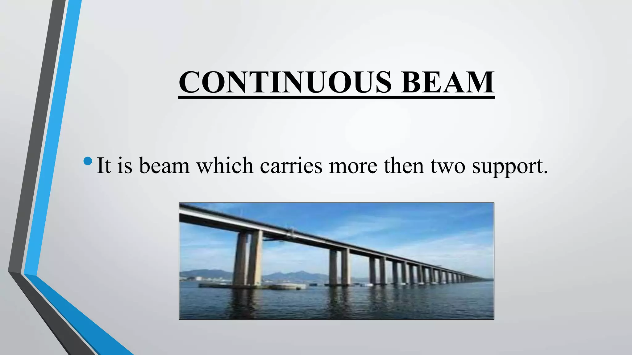 Types of loads, beams, support and support reaction calculation | PPTX