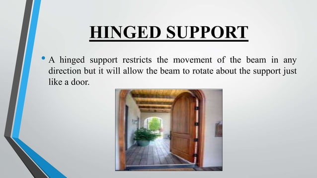 Types of loads, beams, support and support reaction calculation | PPTX