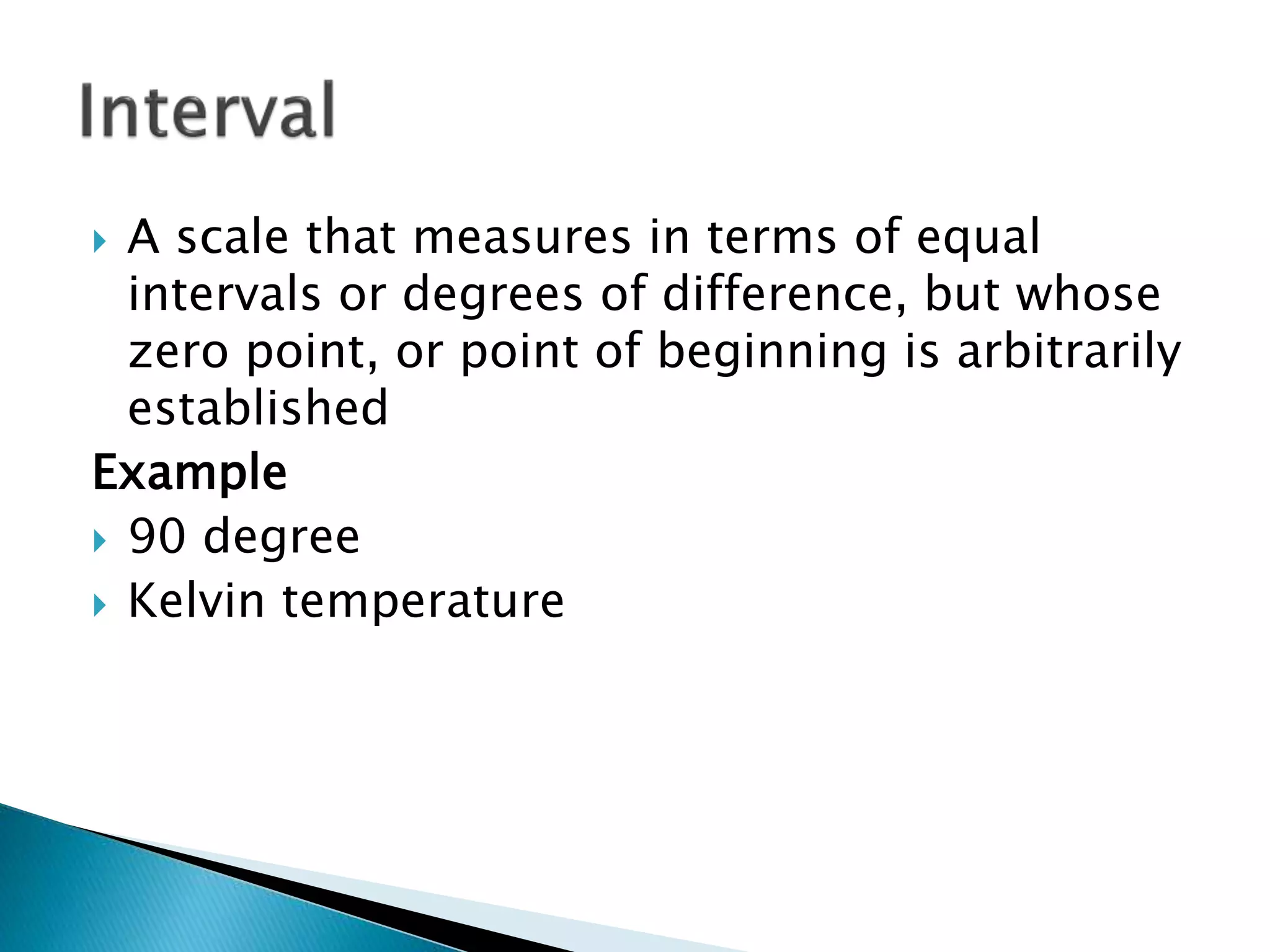 Measurement of scales | PPT
