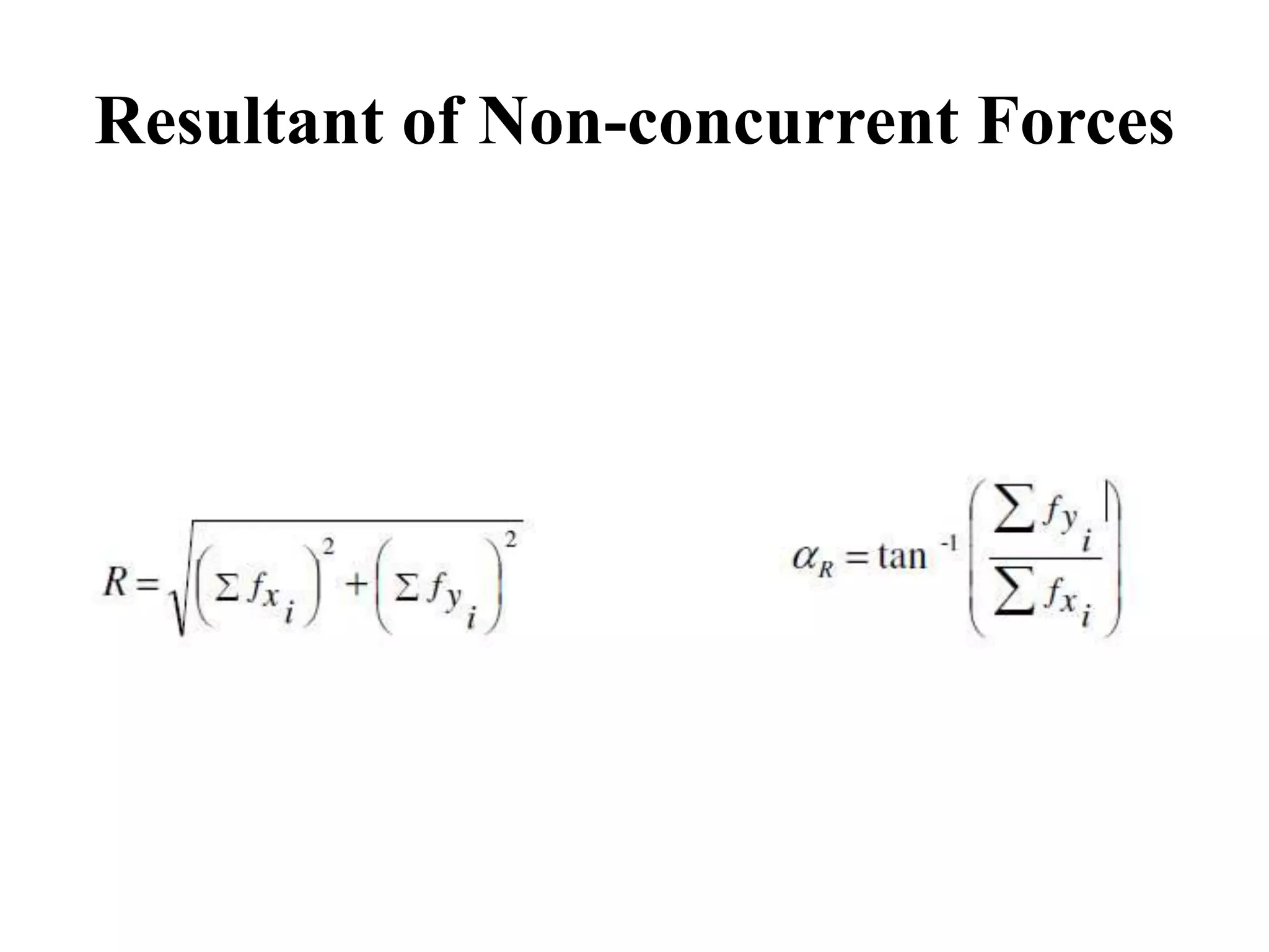 COPLANNER & NON-CONCURRENT FORCES | PPTX