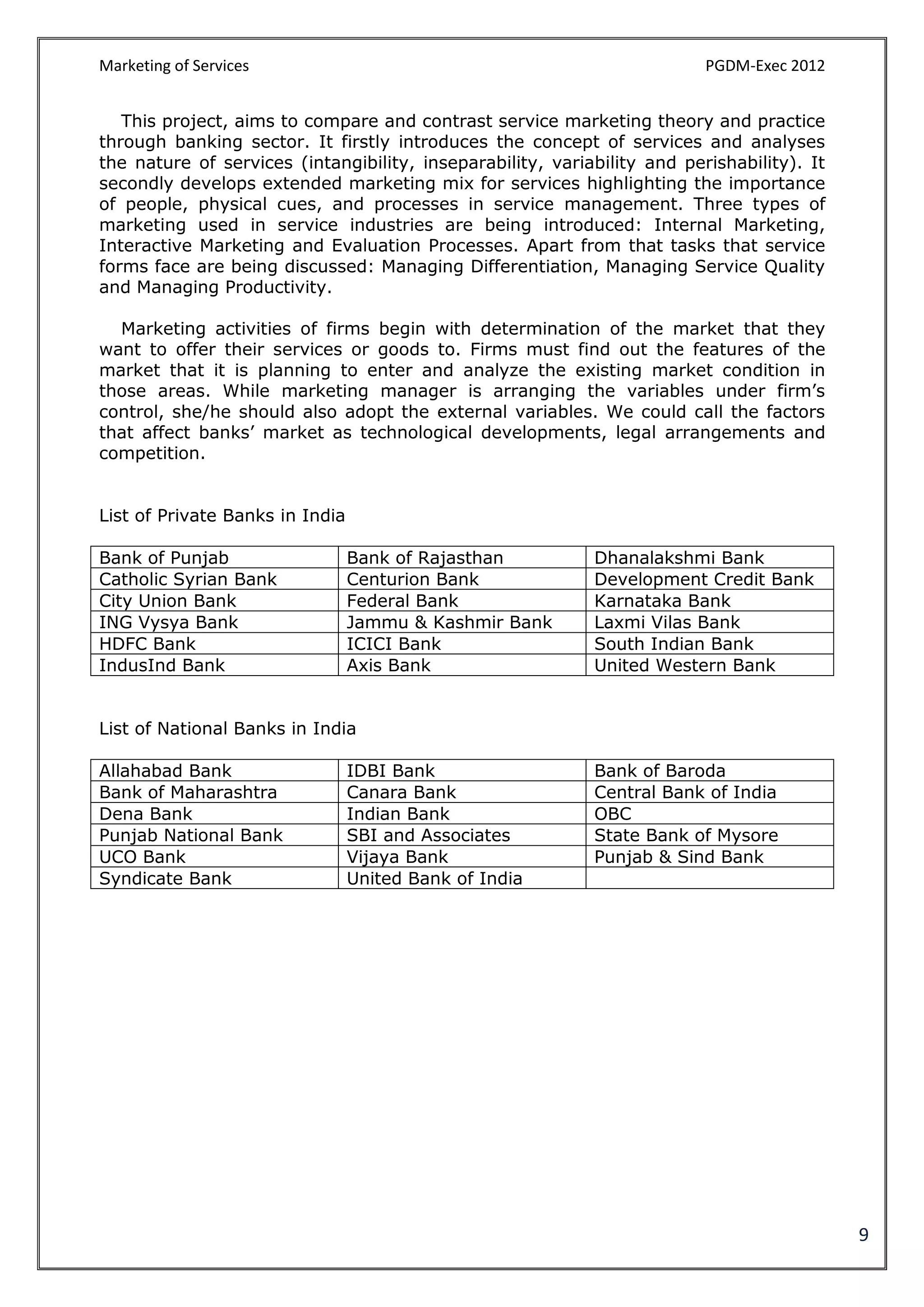 MOS - Service Comparison from Consumer Perspective in Banking Sector | PDF