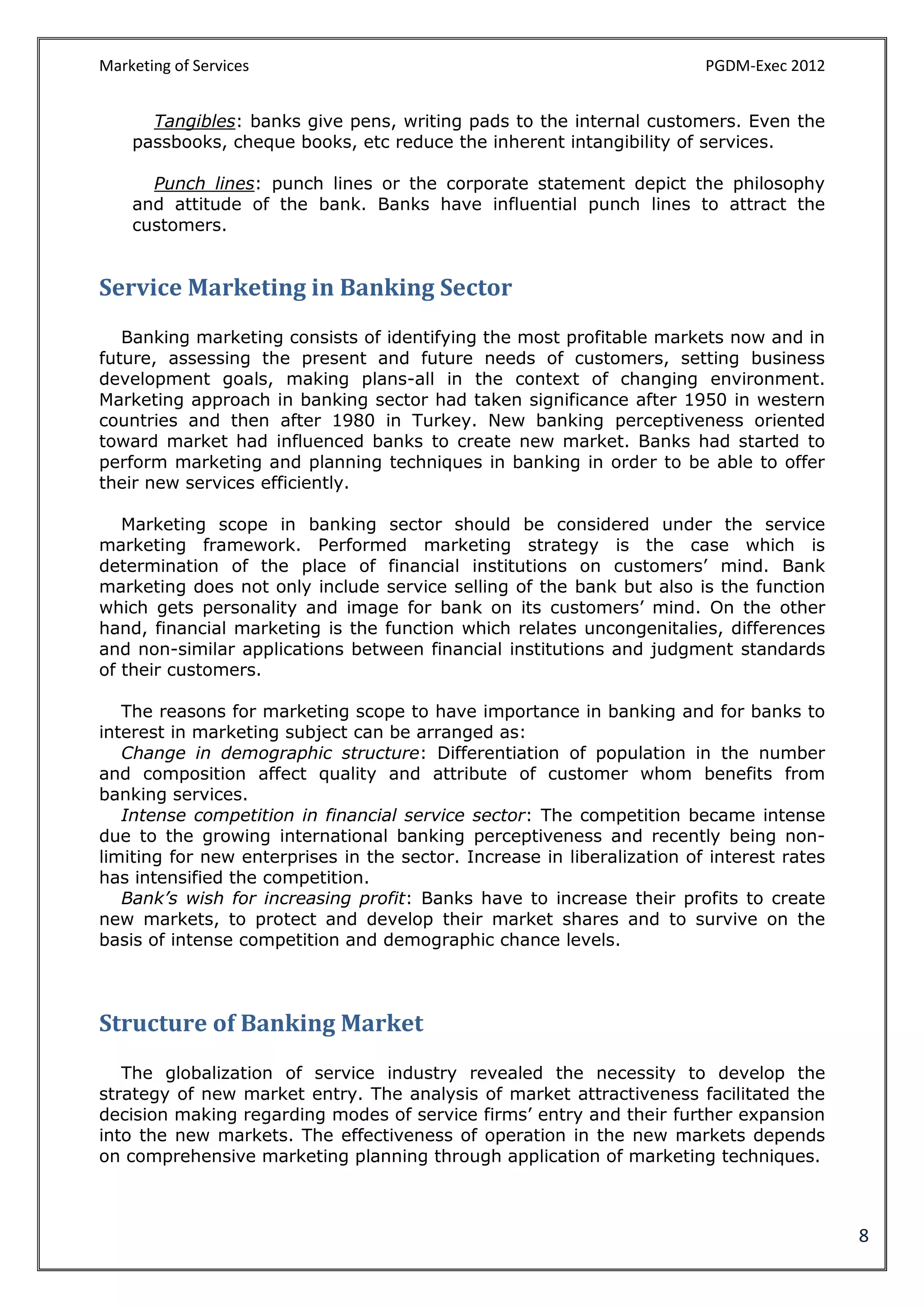 MOS - Service Comparison from Consumer Perspective in Banking Sector | PDF