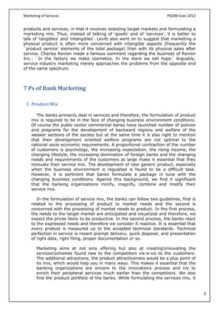 MOS - Service Comparison from Consumer Perspective in Banking Sector | PDF