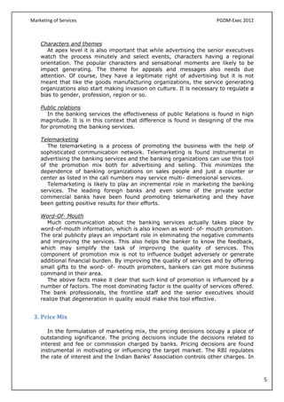 MOS - Service Comparison from Consumer Perspective in Banking Sector | PDF