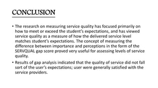 Mos servqual model | PPT