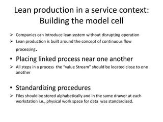 The Lean Service Machine | PPTX