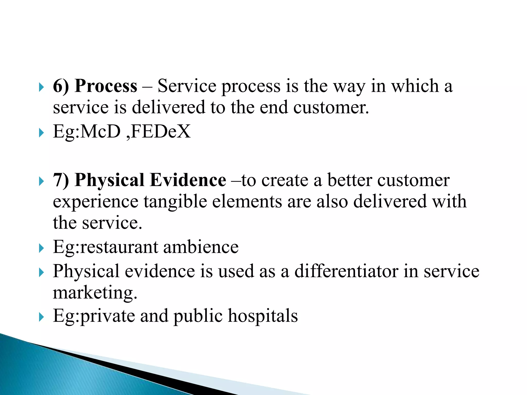 SERVICE DIMENSIONS AND MARKETING MIX | PPTX