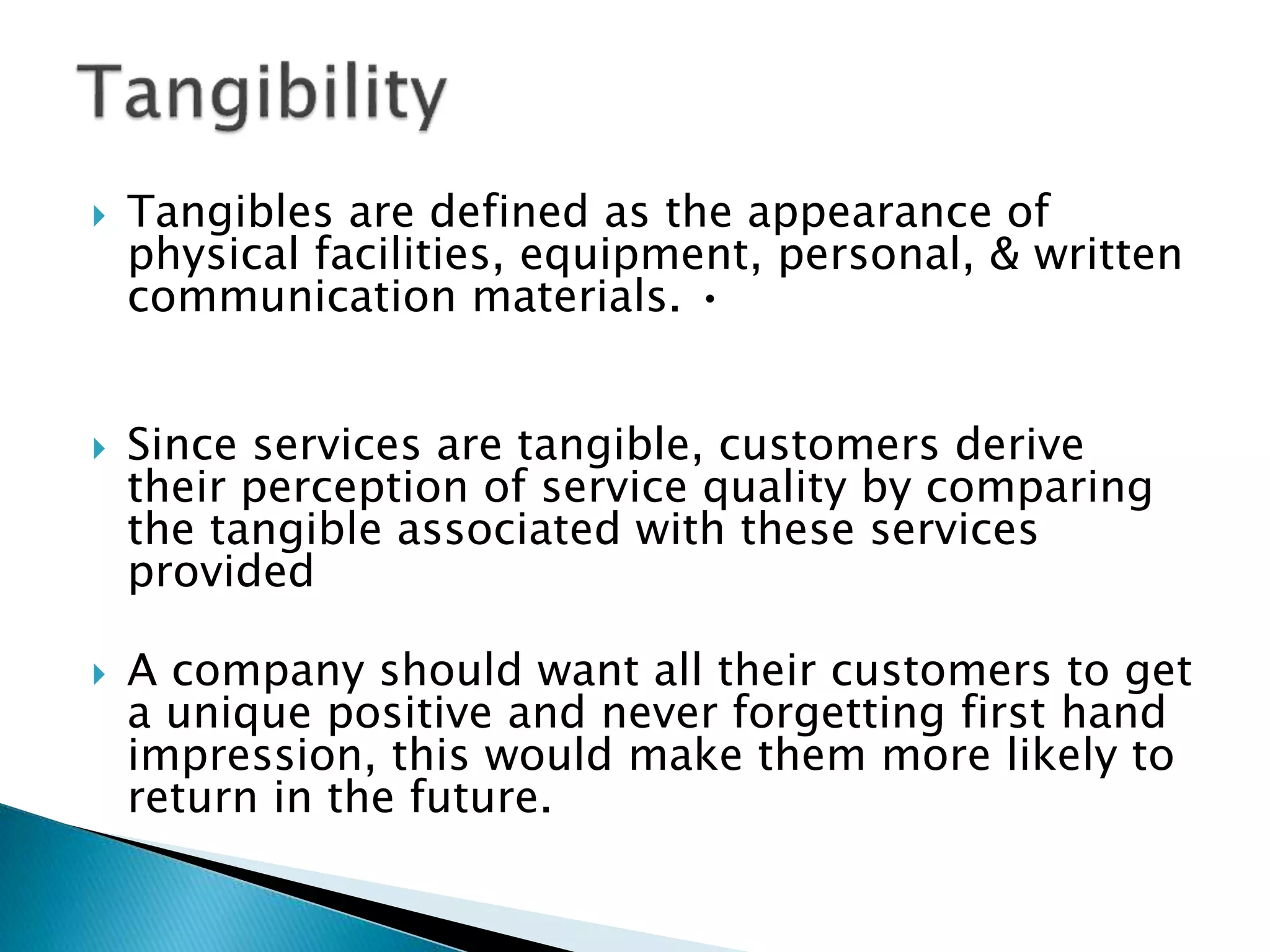SERVICE DIMENSIONS AND MARKETING MIX | PPTX