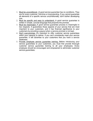 Marketing of services | DOC