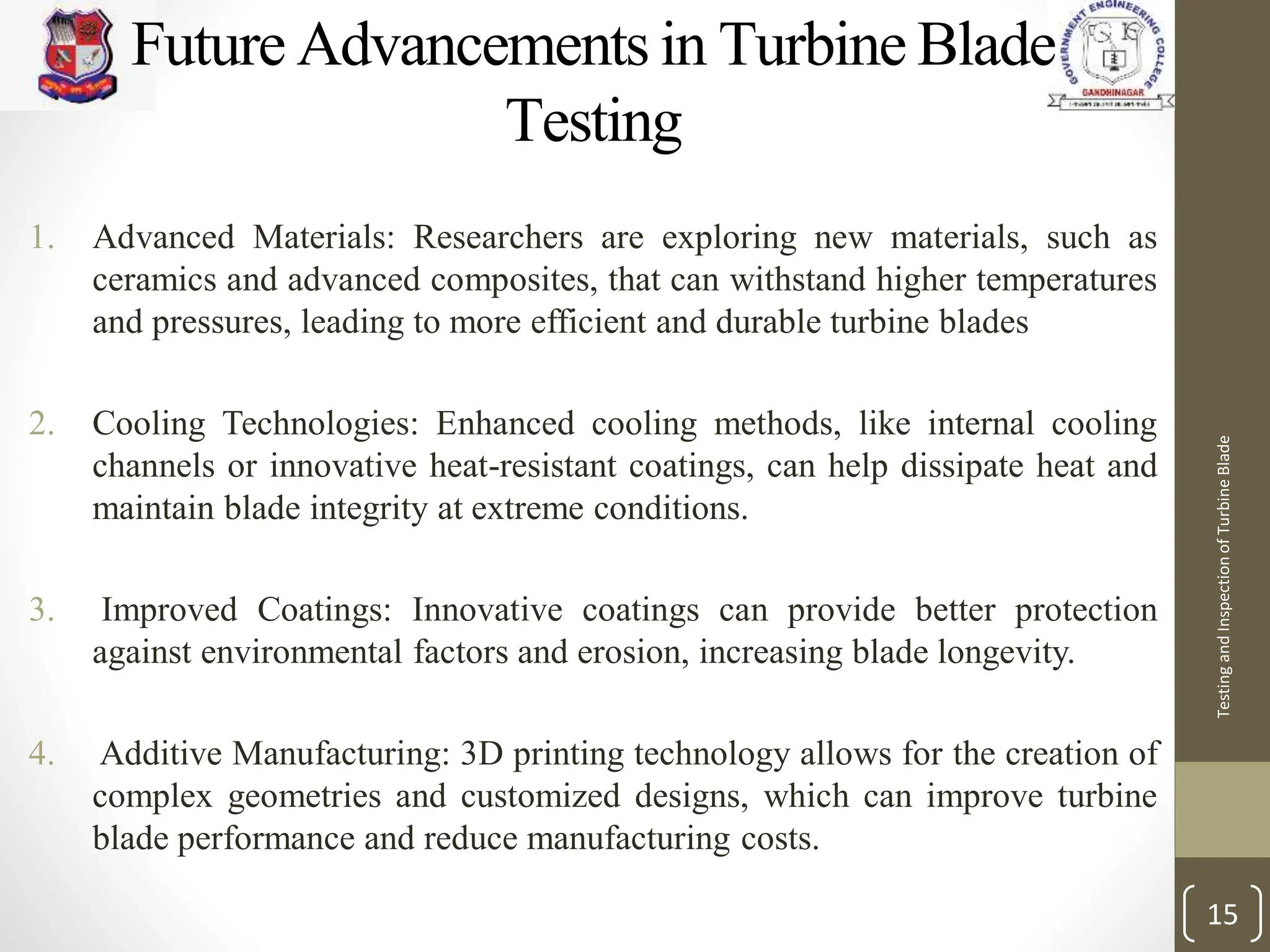 Testing and Inspection of Turbine Blade | PDF