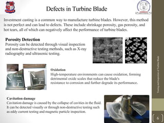 Testing and Inspection of Turbine Blade | PDF