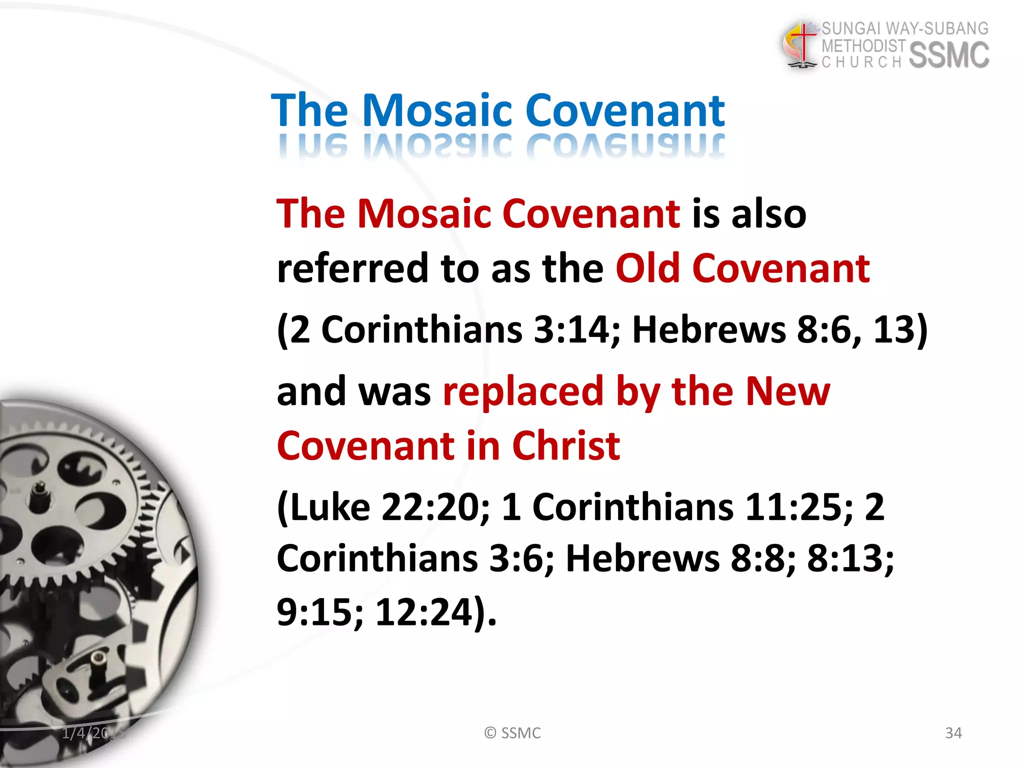 Mosaic covenant | PDF