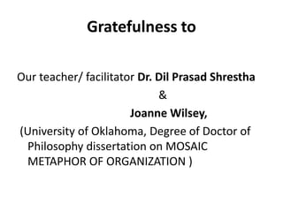 Mosaic leadership approach to address pluralism | PPT