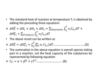 Heat Of Reaction Formula