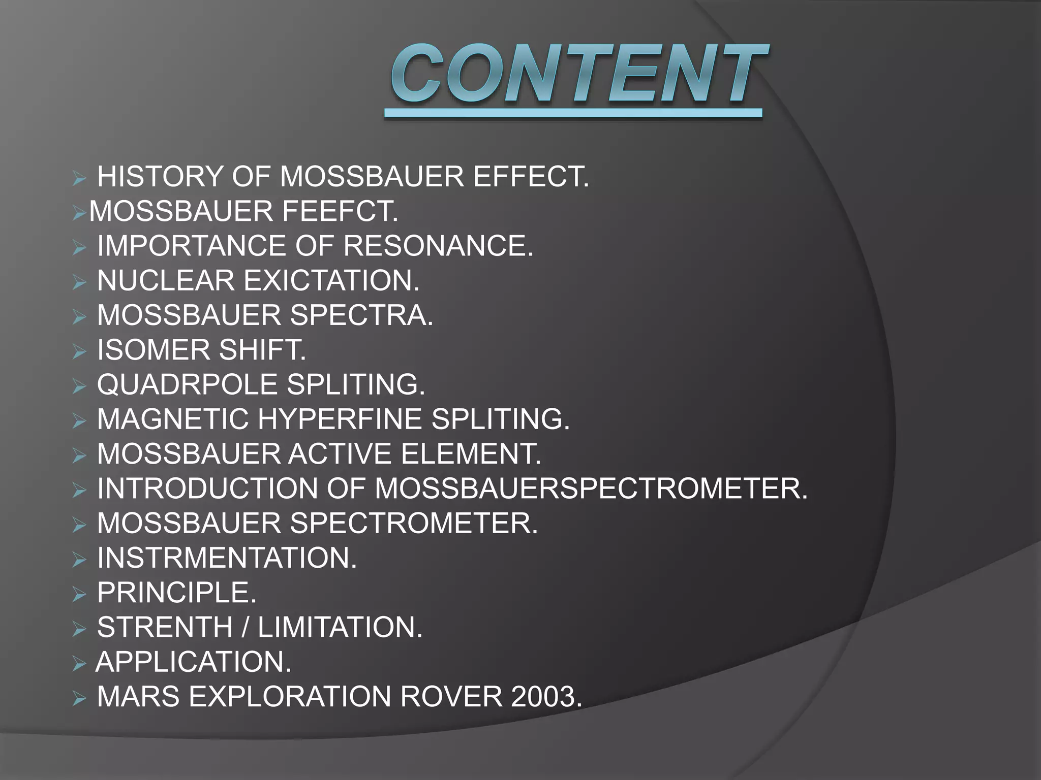 Mossbauer Spectroscopy | PPTX