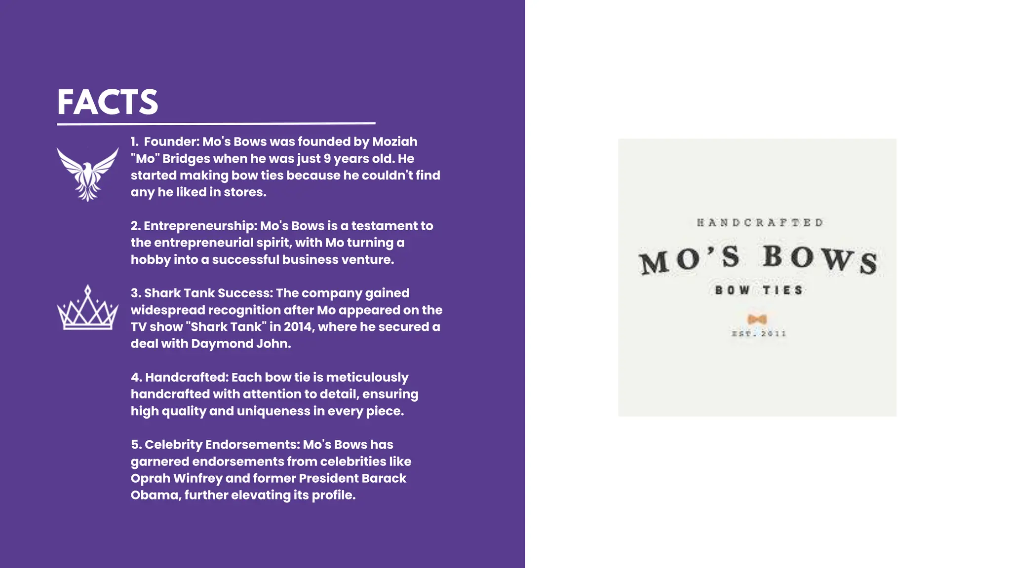 MO’S BOWS PRESENTATION MADE ON CANVA 2024 | PPT