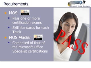 Mos Certification | PPS