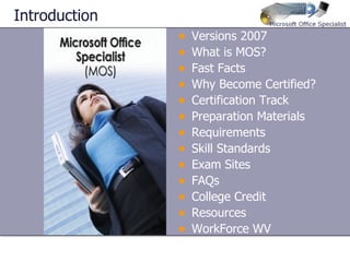 Mos Certification | PPS