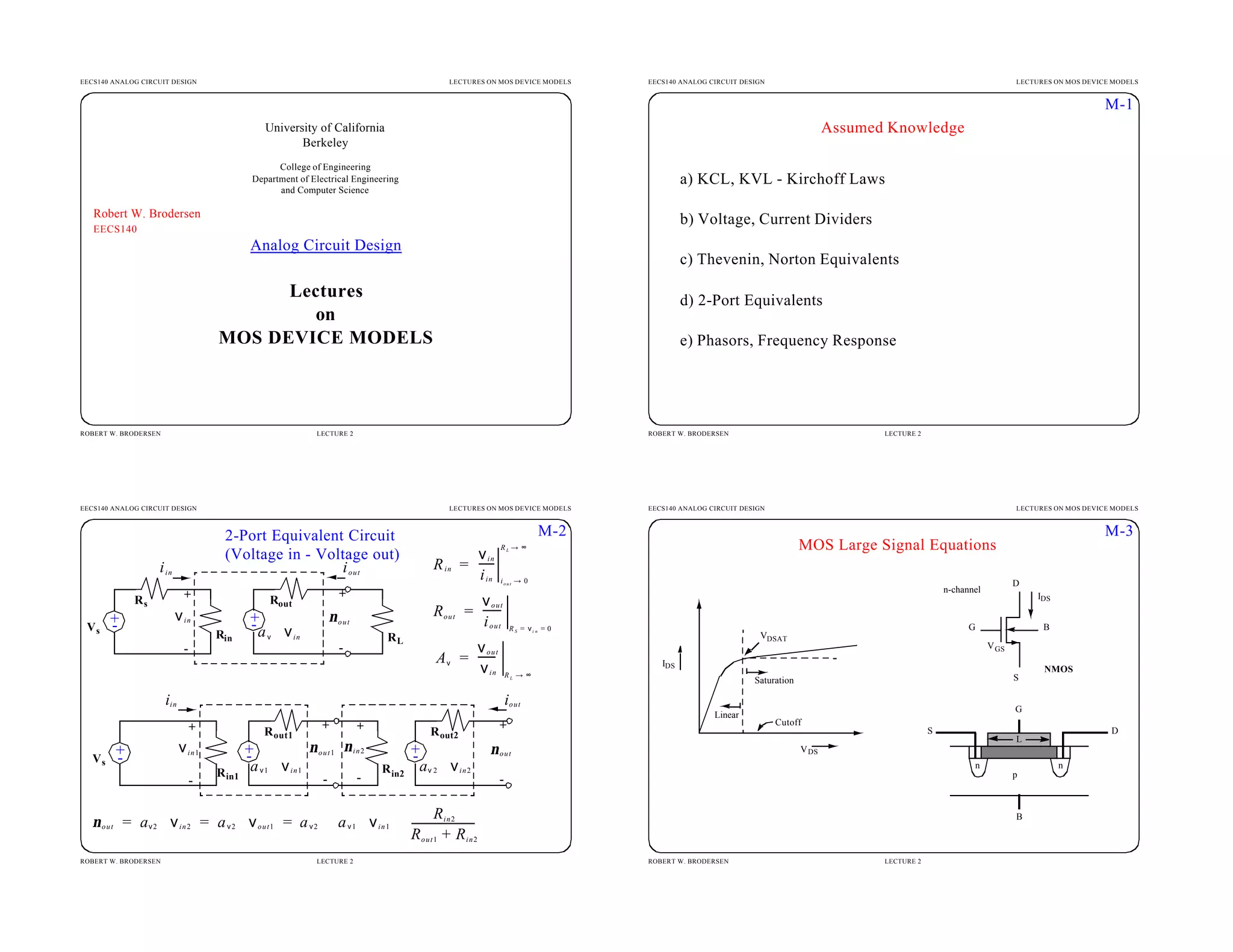 MOS_Characteristics | PDF