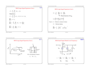 MOS_Characteristics | PDF