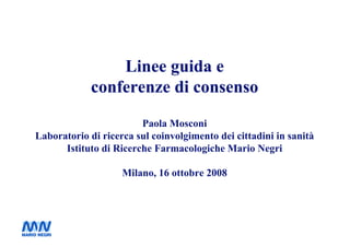 Le consensus conference | PDF