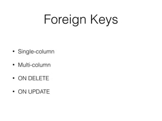 Database schema management in Ruby apps | PPT