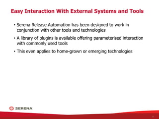 Serena Release Management approach and solutions | PPTX