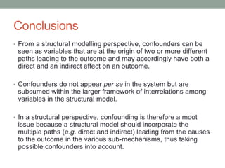 Confounding and control in a multivariate system | PPTX | Physics | Science