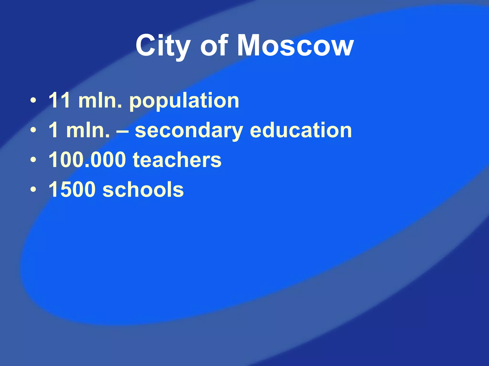 Moscow school of the future project | PPT