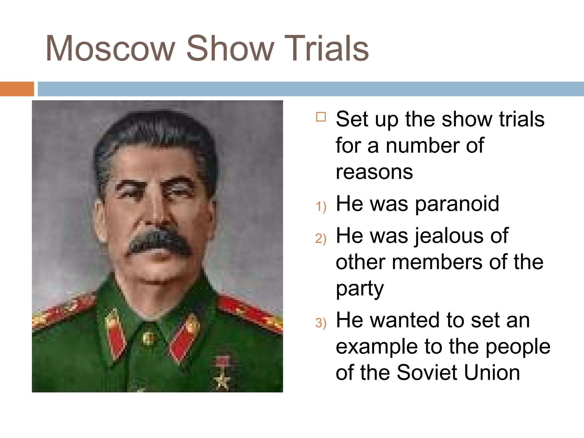 Moscow show trials review | PPT