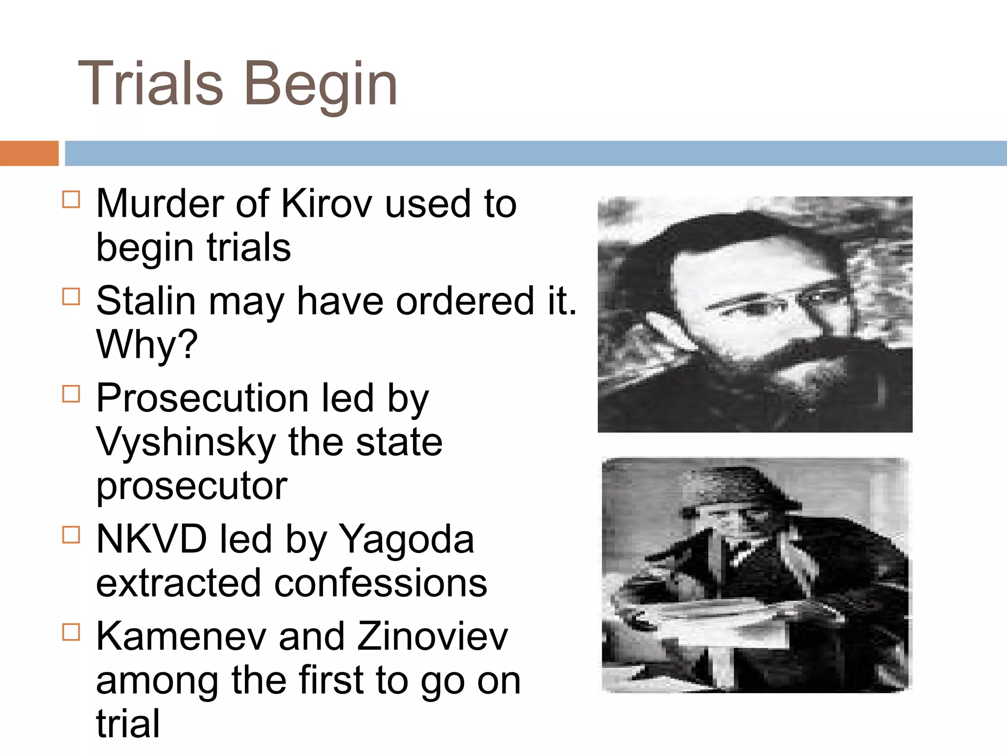 Moscow show trials review | PPT | Law