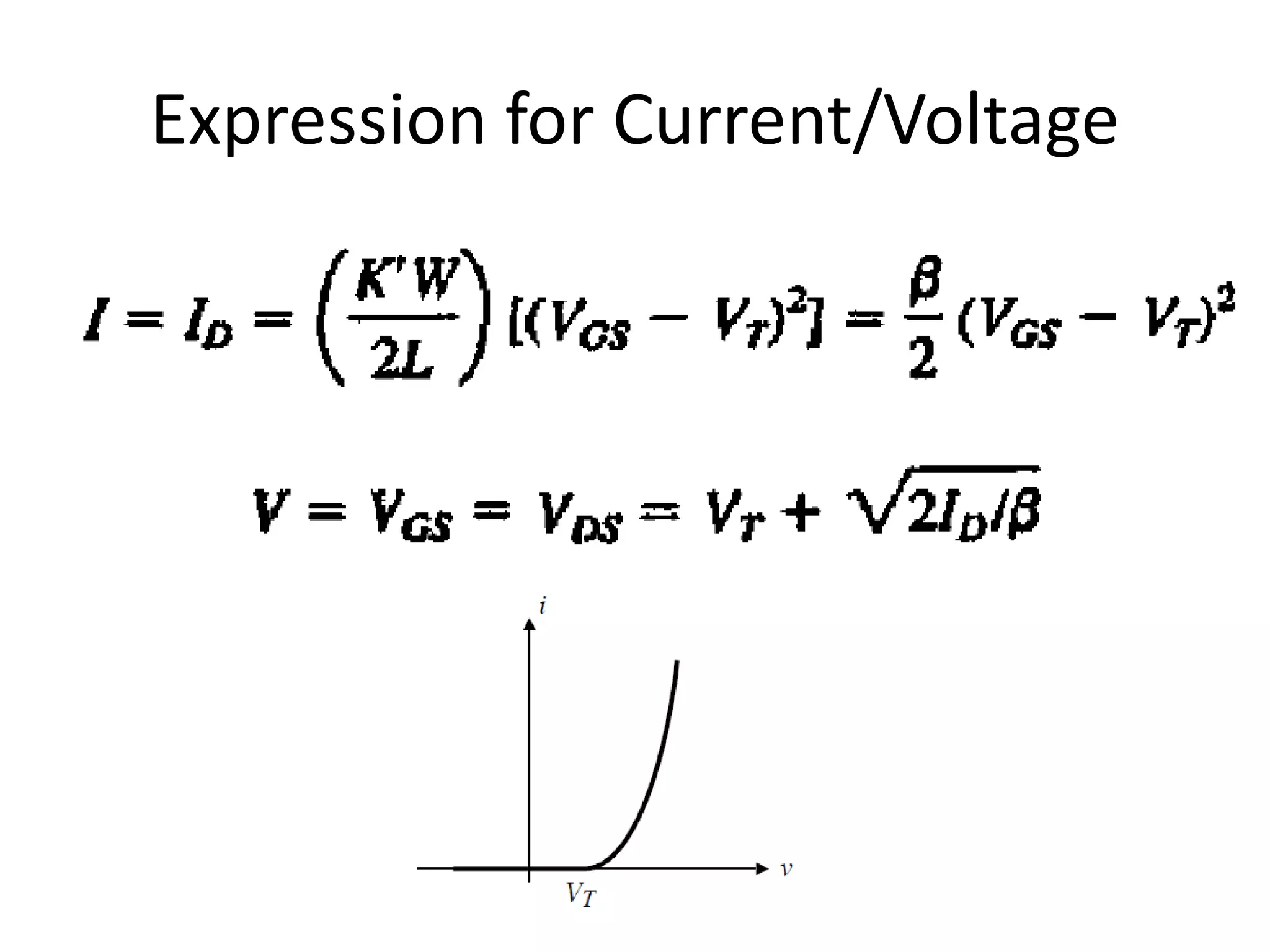 MOS as Diode, Switch and Active Resistor | PPTX