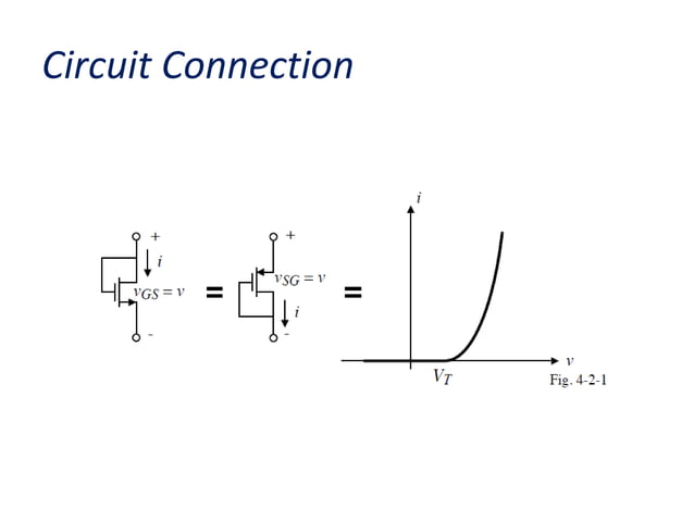 MOS as Diode, Switch and Active Resistor | PPT