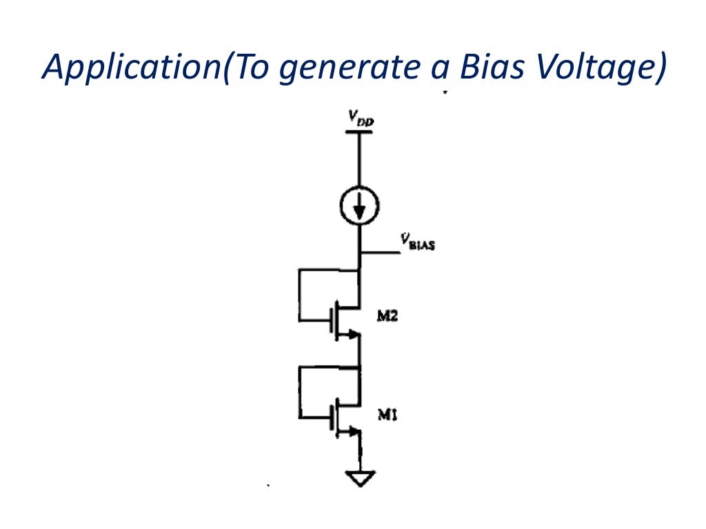 MOS as Diode, Switch and Active Resistor