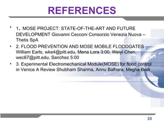 MOSE PROJECT | PPT