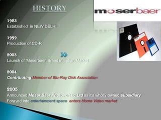 Moser Baer | PPT