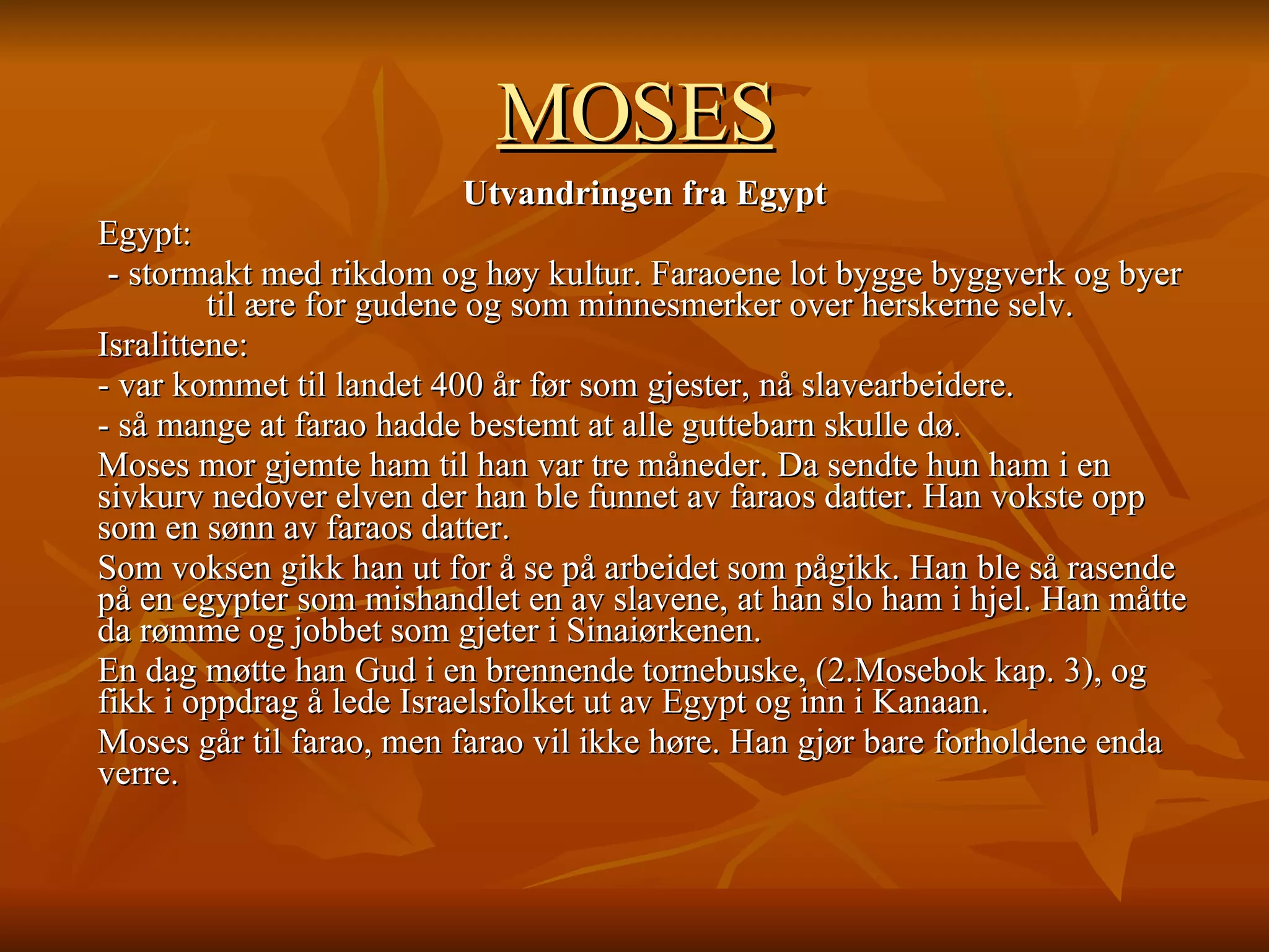 Moses | PPT