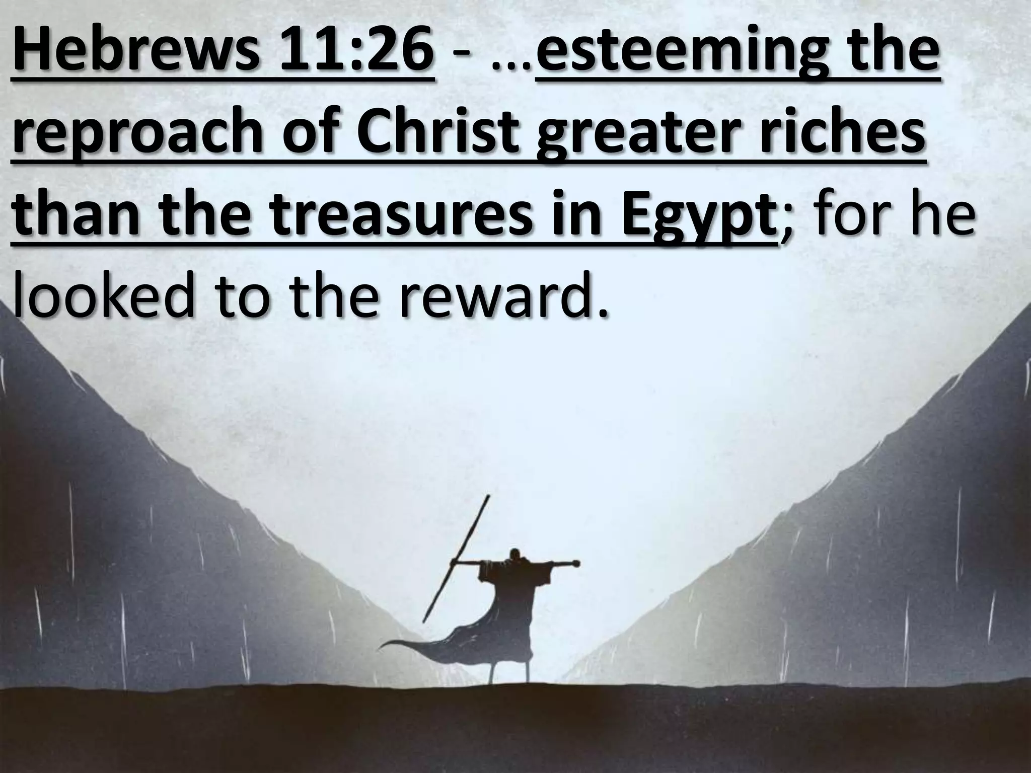 Moses and his choice | PPT