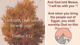 Moses and the burning bush | PPTX