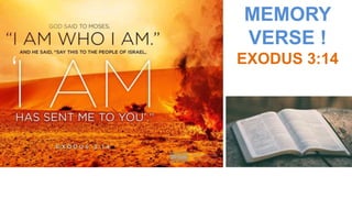 Moses and the burning bush | PPTX