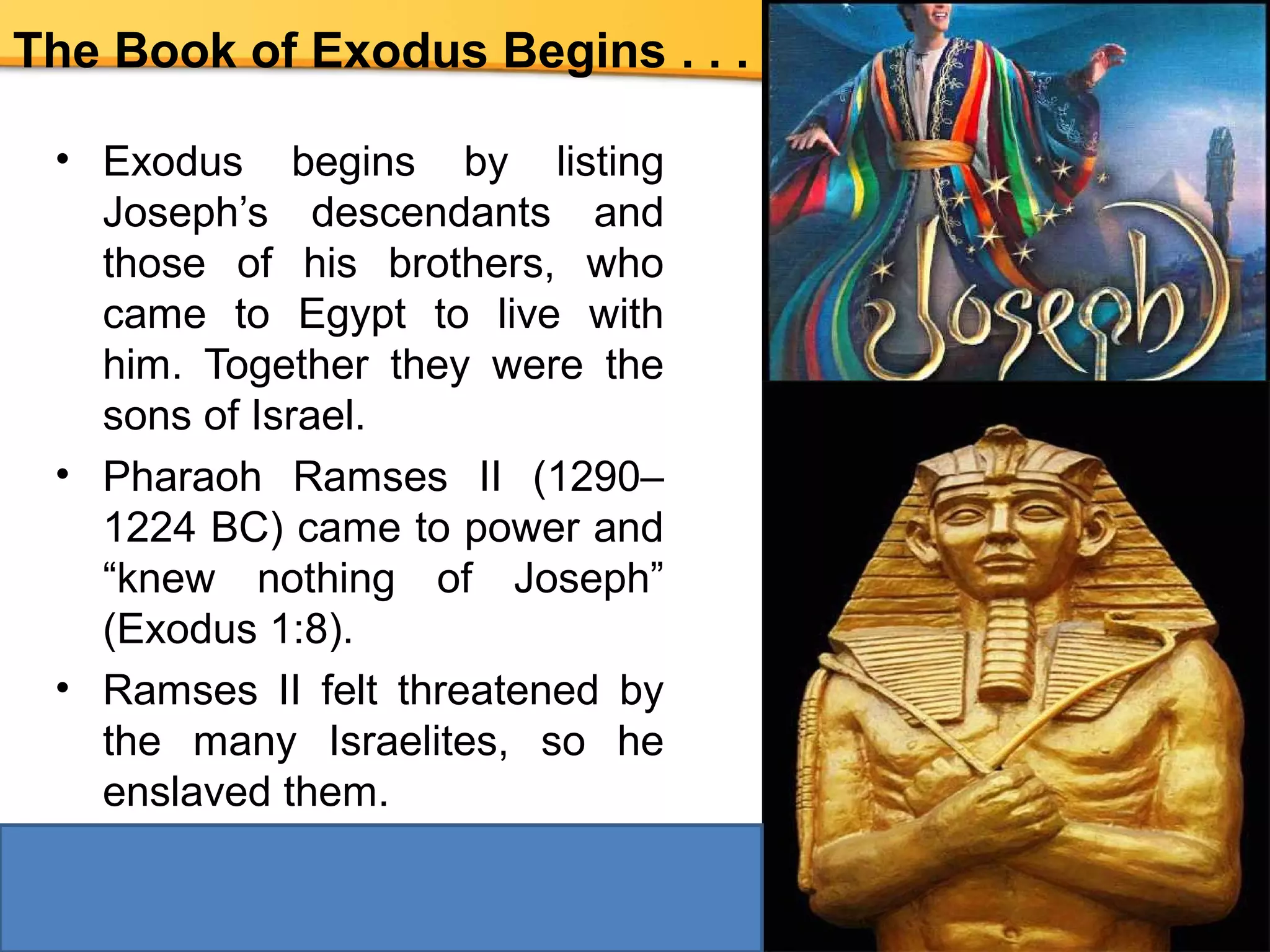 Moses and the exodus pgp | PPT