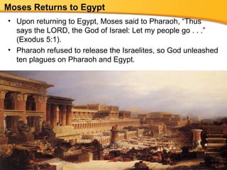 Moses and the exodus pgp | PPT